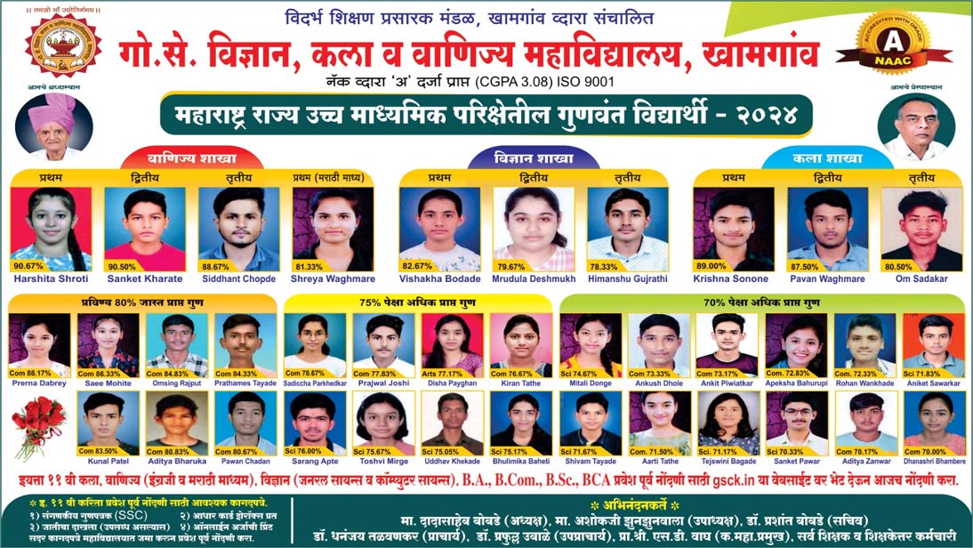 G.S.Science, Arts & Commerce College, Khamgaon